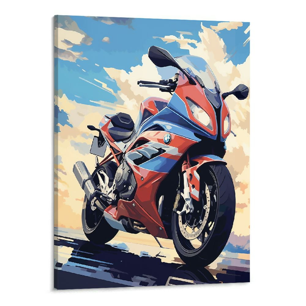 Nawypu - Racing | BMW S1000RR Poster - Motorcycle Posters for Boys Room ...