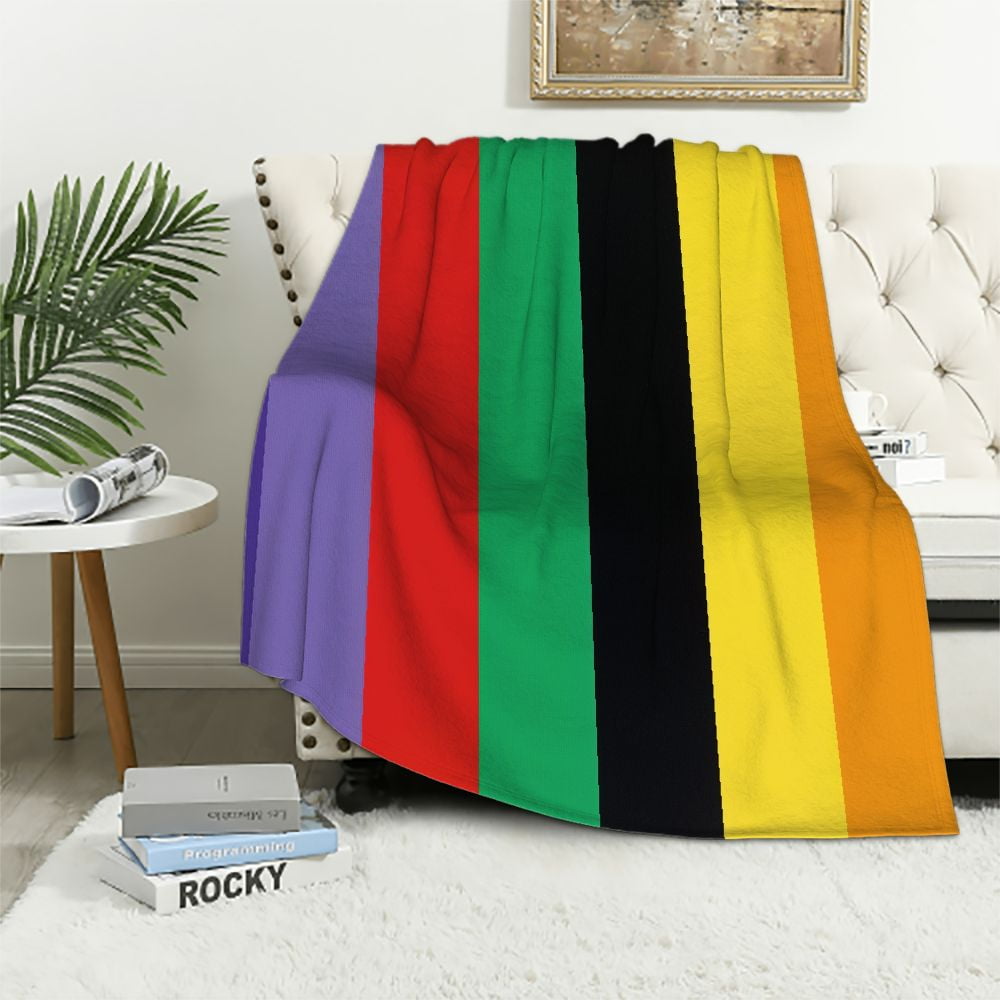 Nawypu Rainbow Beach Towel Lgbt Gay Pride Flag Towels Colorful Stripe
