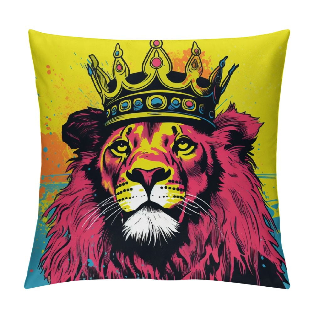 Nawypu Rasta Decorative Throw Pillow Case Pack of , Judah Lion a ...
