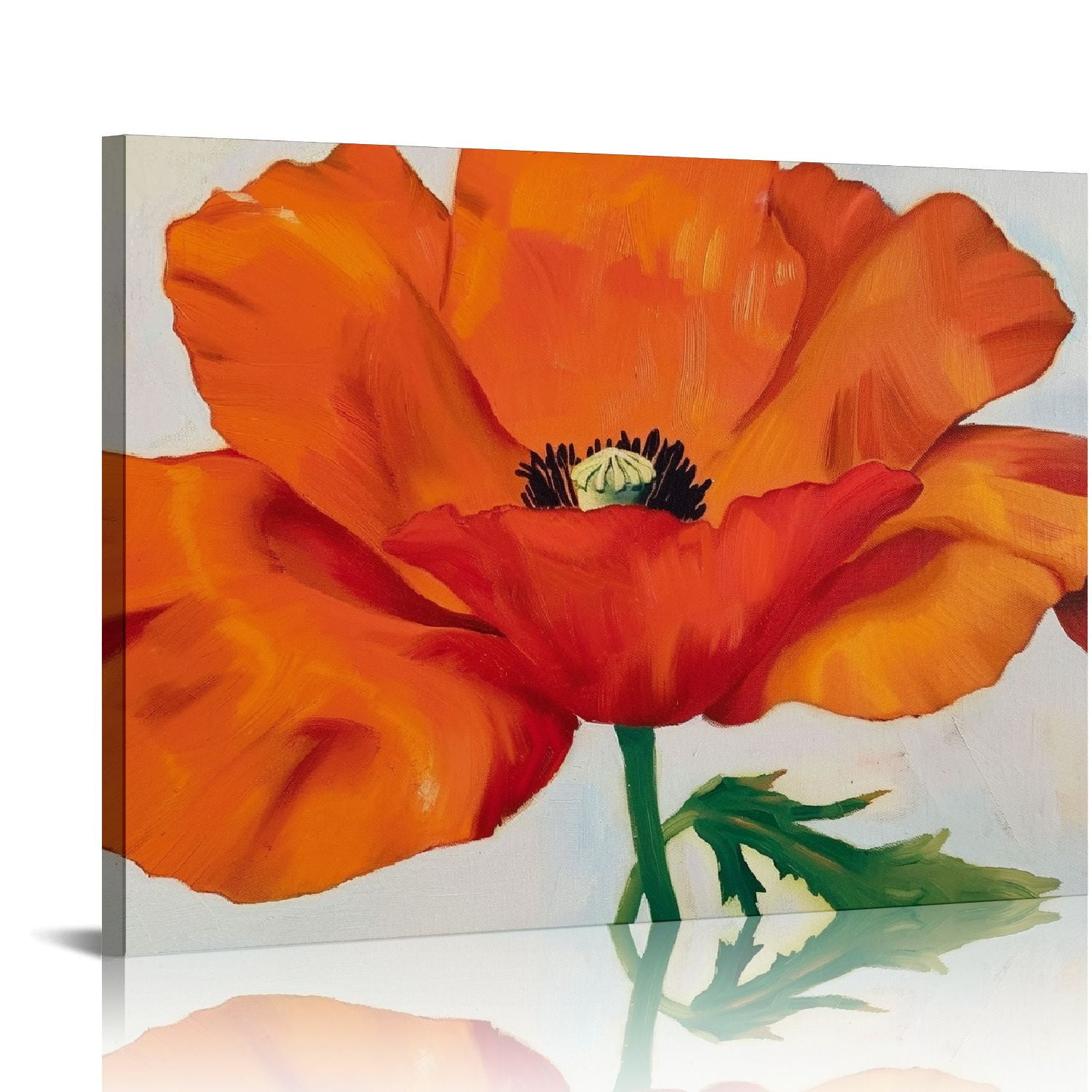 Nawypu Red Poppies Georgia O'Keeffe Art Flower Poster Home Posters ...