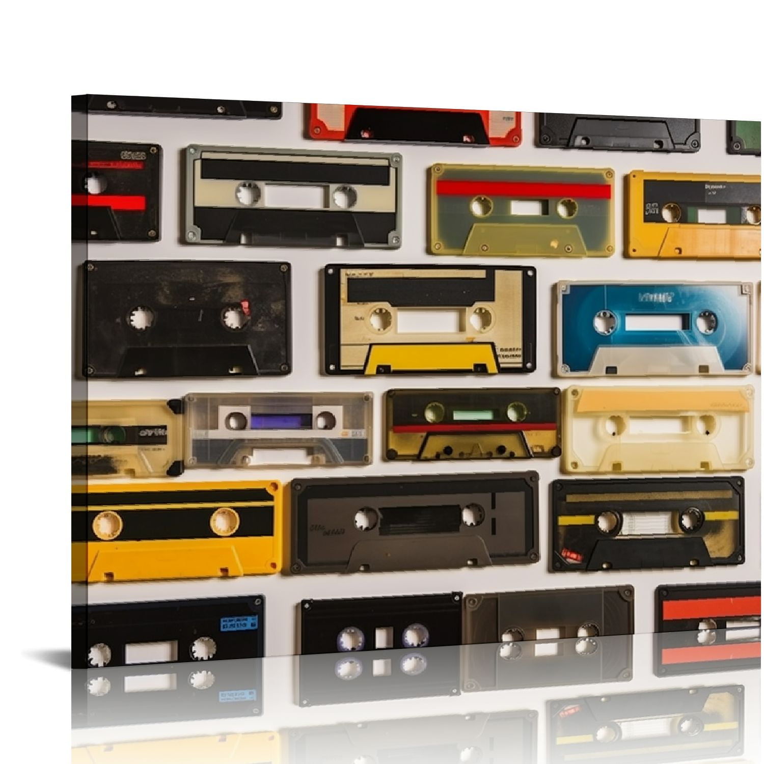 Nawypu Retro Audio Cassette Tapes Poster Modern Canvas Wall Art Decor ...