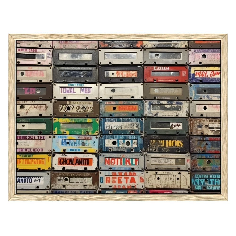 Nawypu Retro Canvas Poster, Cassette Tape, Music Poster, Cassette Tapes ...