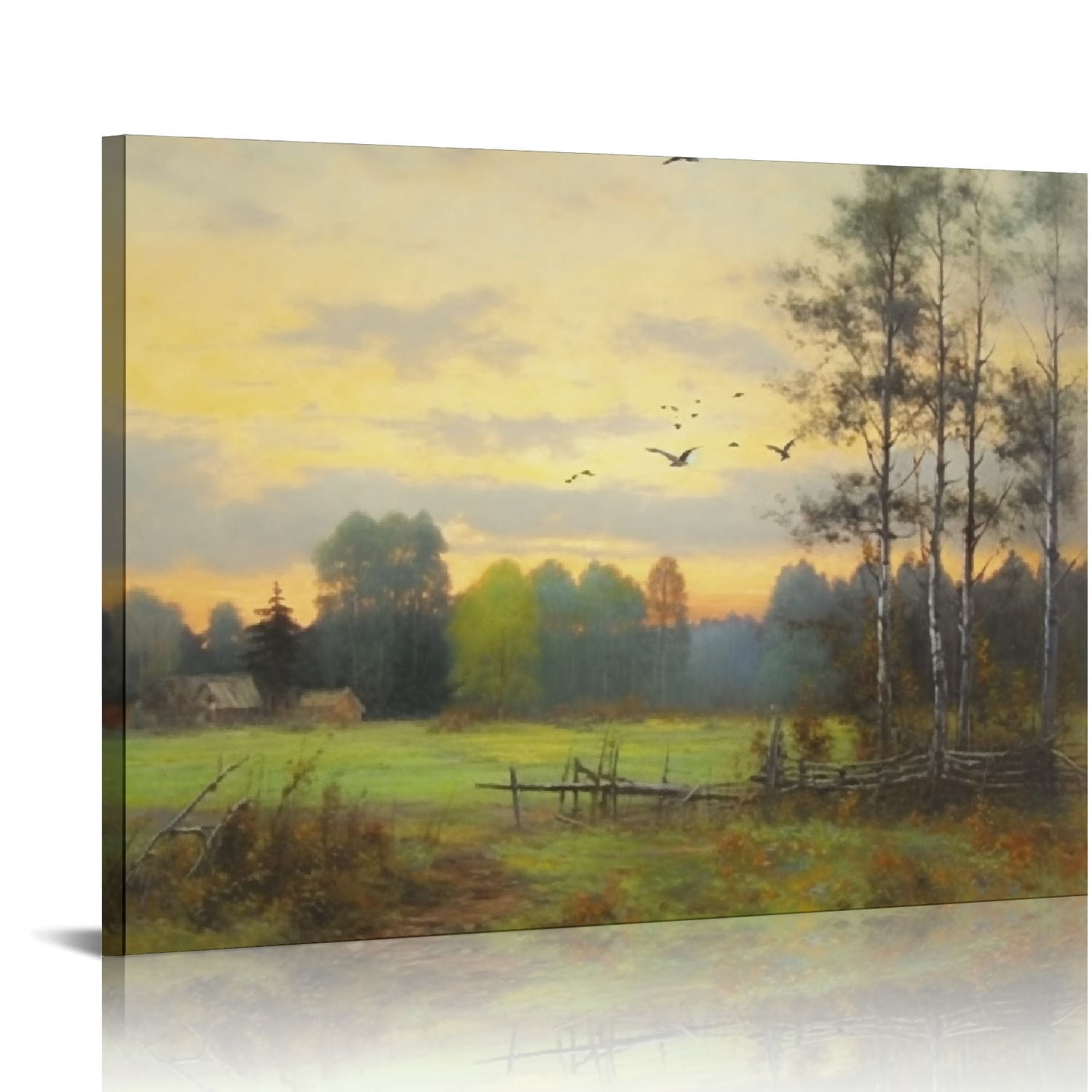 Nawypu Rustic French Country Large Gallery Wall Art Decor - Boho Art ...