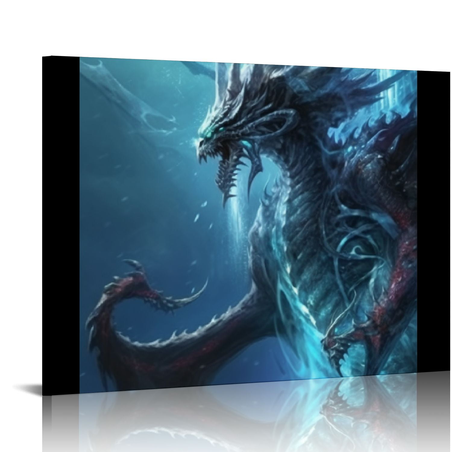 Nawypu Rustic Wall Decor Dragon Wall Art World Of Warcraft Ice Dragon ...