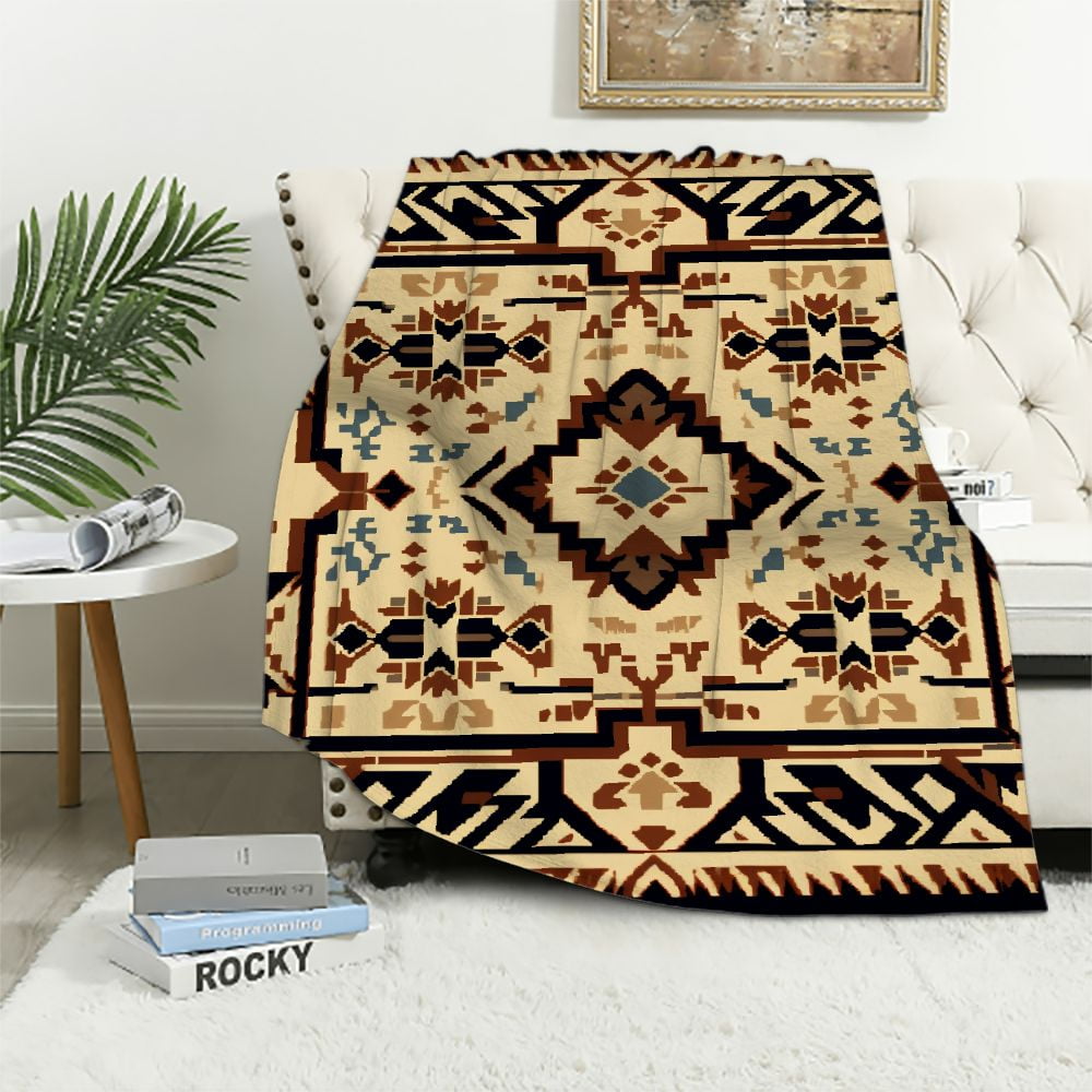 Nawypu Rustic Western Throw 50"X60" Throw Blanket For Men,Southwestern ...