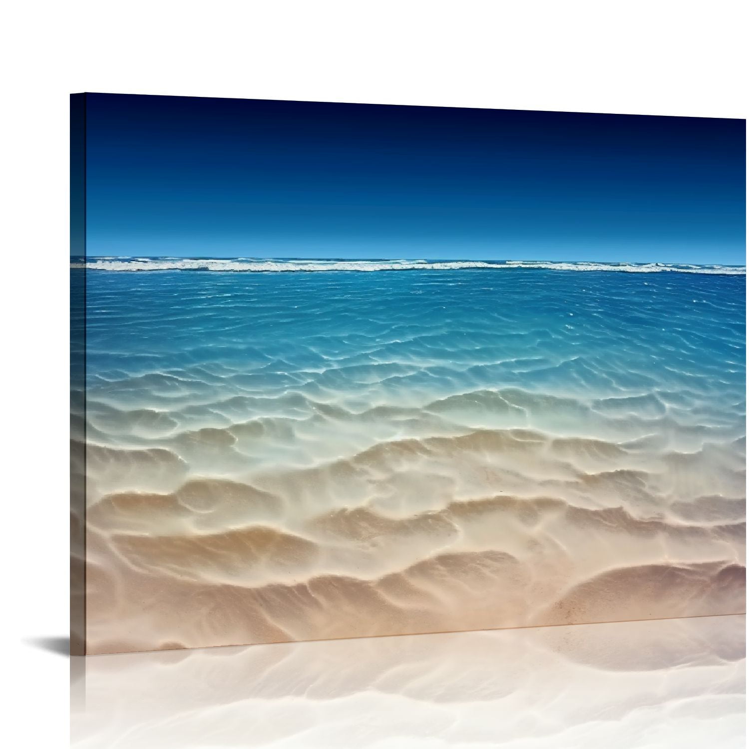 Nawypu S00775 Print Artwork Blue Ocean Sea Wall Art Canvas Prints ...