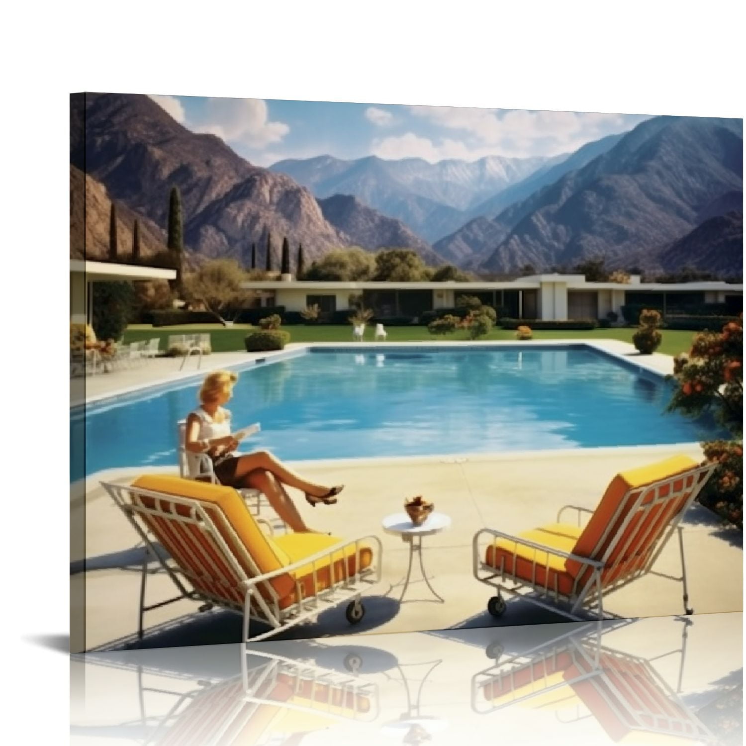 Nawypu SLIM AARONS Poolside Glamour | Poolside gossip wall art gallery ...