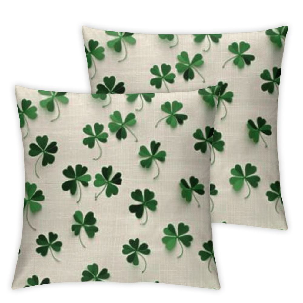 WERPE ST Patricks Day Lucky Charm Irish Whiskey Clover Stripes Throw ...