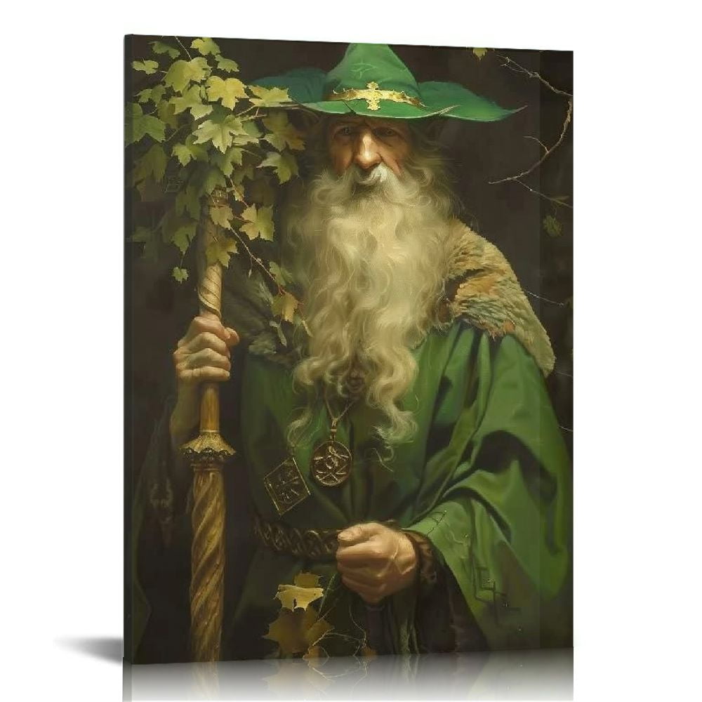 Nawypu Saint Patrick Canvas Wall Art Abstract POP Art Catholic Poster ...