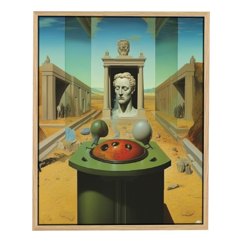 Nawypu Salvador Dali Canvas Wall Art,Salvador Dali Dematerialization ...