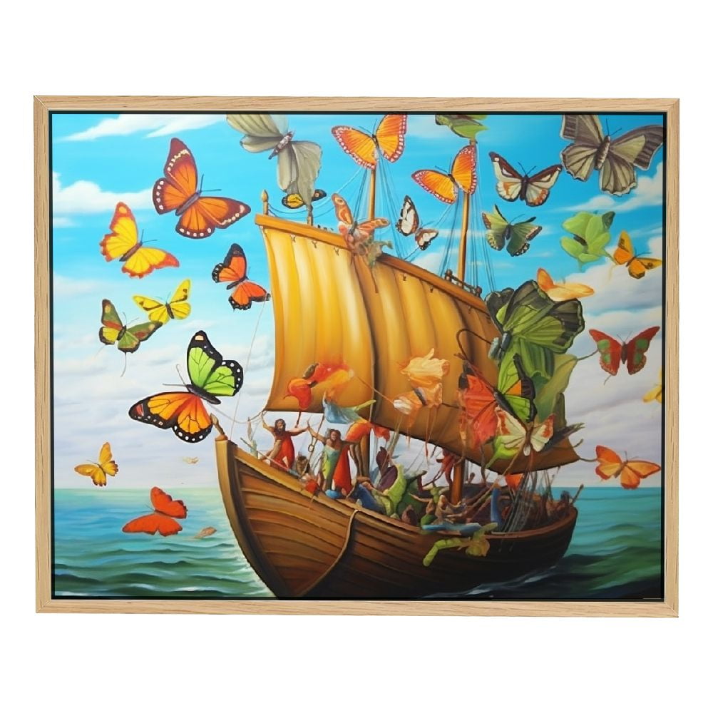 Nawypu Salvador Dali Wall Art Butterfly - Ship with Butterfly Sails ...