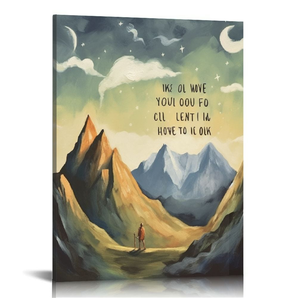 Nawypu Same God ,Inspirational Quotes Framed Canvas wall art for Room ...