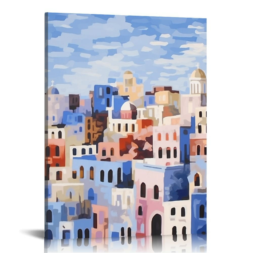 Nawypu Santorini Print Santorini Art Santorini Poster Travel Print ...