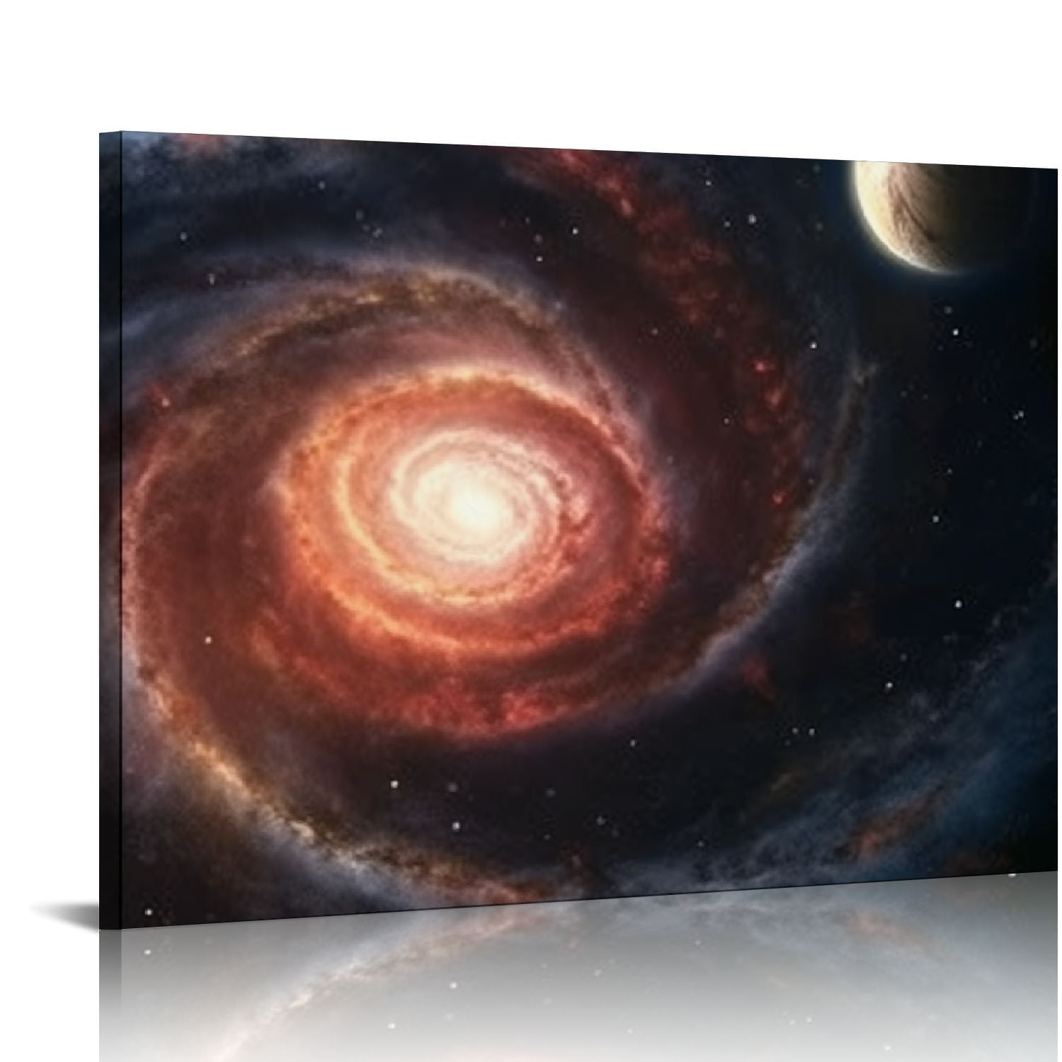 Nawypu Satellite View Canvas Set,Outer Space Stars Print Creative ...
