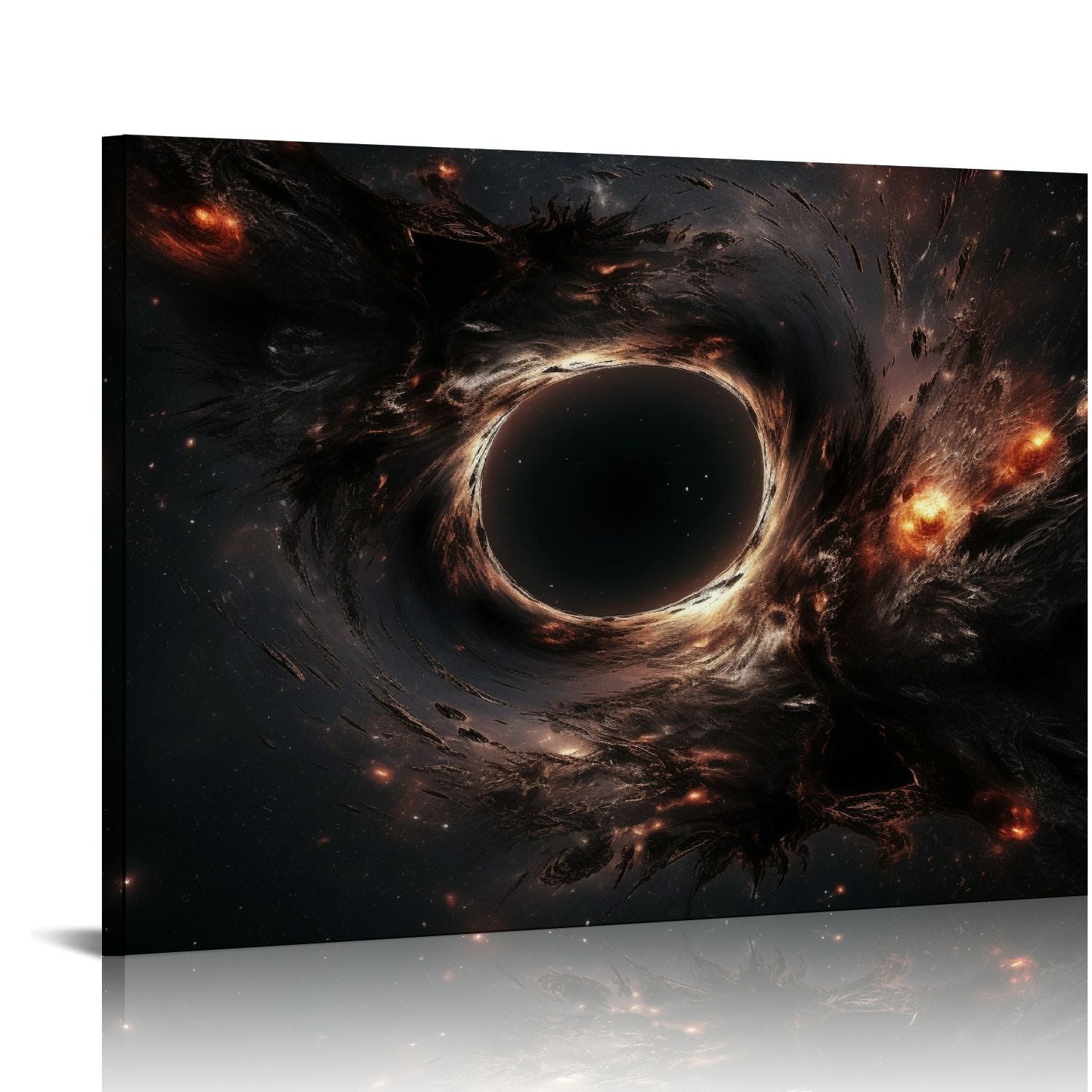 Nawypu Satellite View Canvas Set,Outer Space Stars Print Creative ...