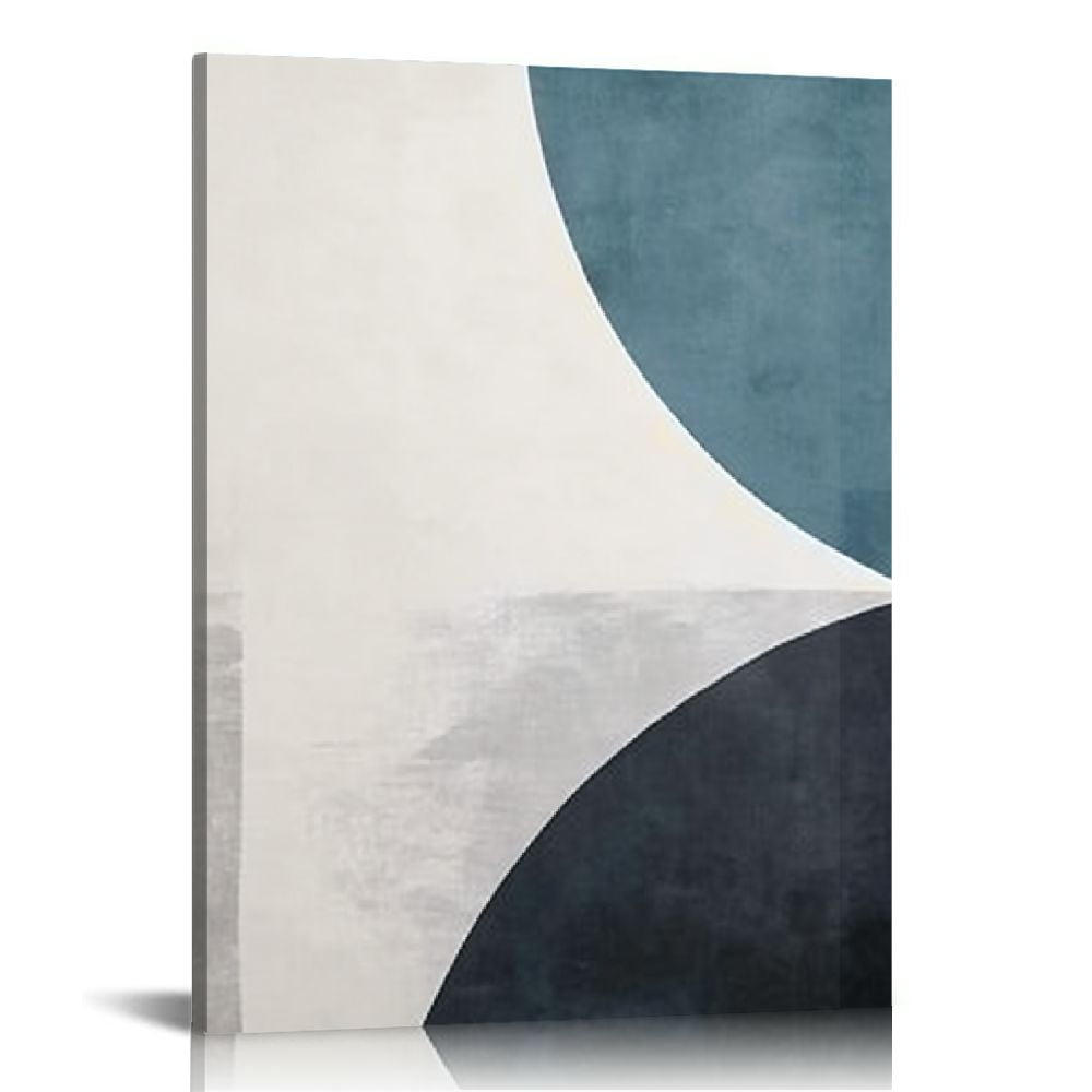 Nawypu Set of ,Abstract Canvas Blue Wall Art for Living Room Bedroom ...