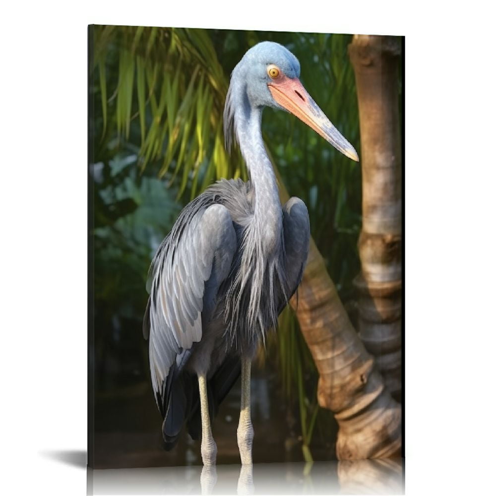 Nawypu Shoebill Stork In The Zoo Poster Canvas Print Painting Picture ...