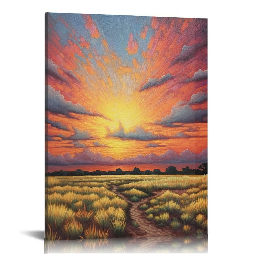 Nawypu Sky Photography Print, Beautiful Stormy Evening in Texas ...