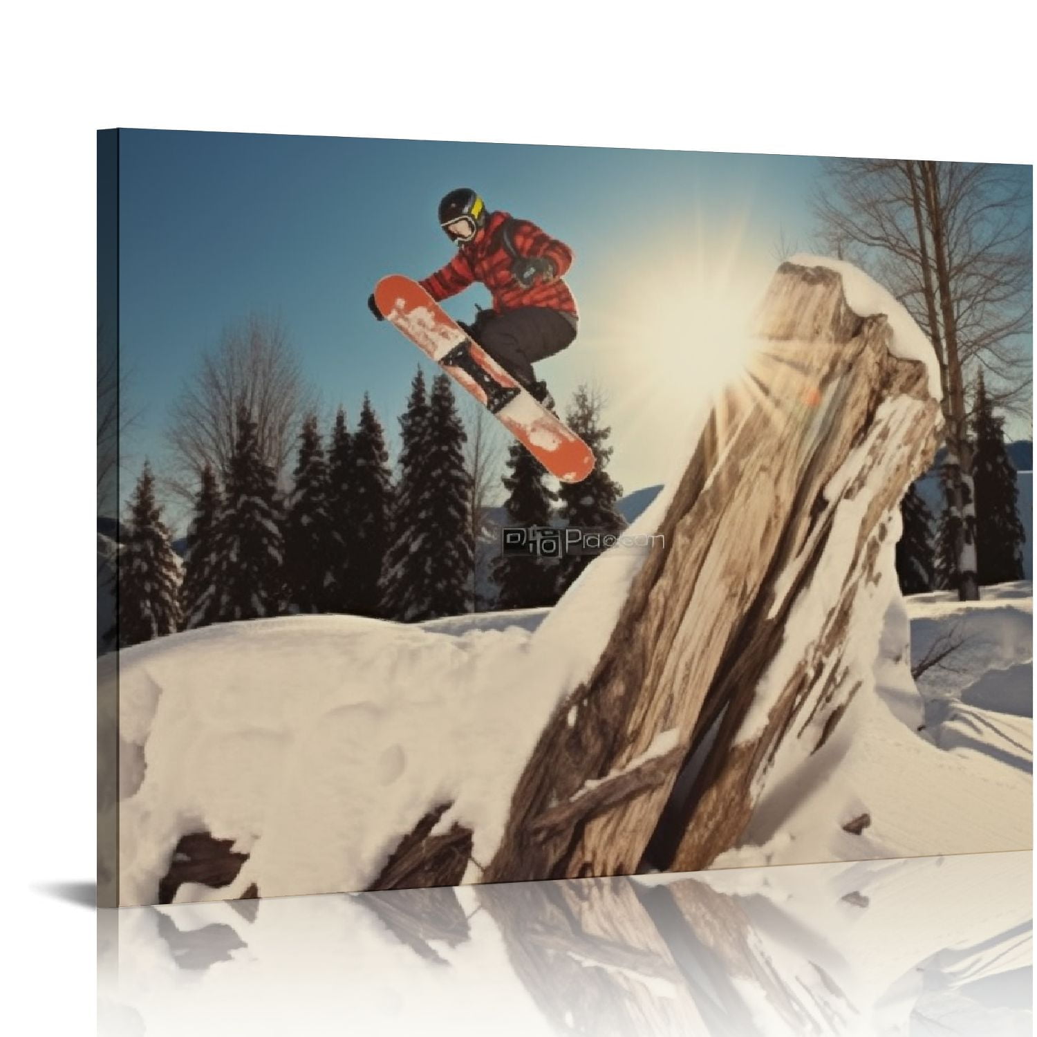 Nawypu Snowboarding (5) Canvas Art Poster And Wall Art Picture Print ...