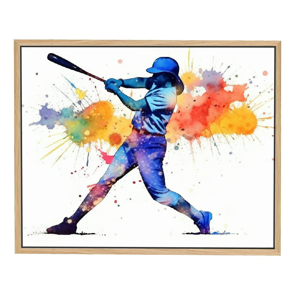 Nawypu Softball Girls Canvas Wall art Inspirational athlete wall poster ...