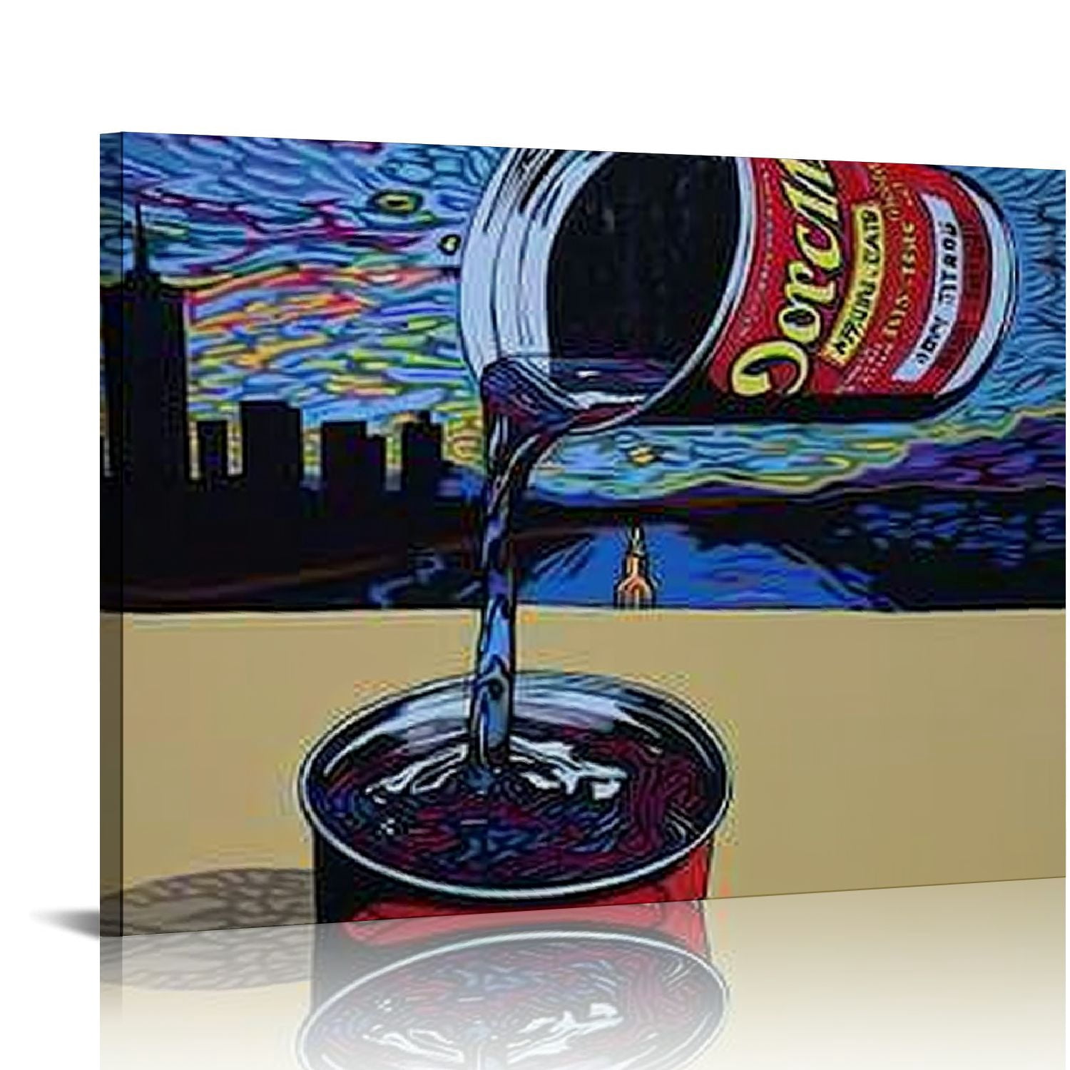 Nawypu Soup Van Gogh Andy Warhol Parody Modern, Waugh Wall Art ...