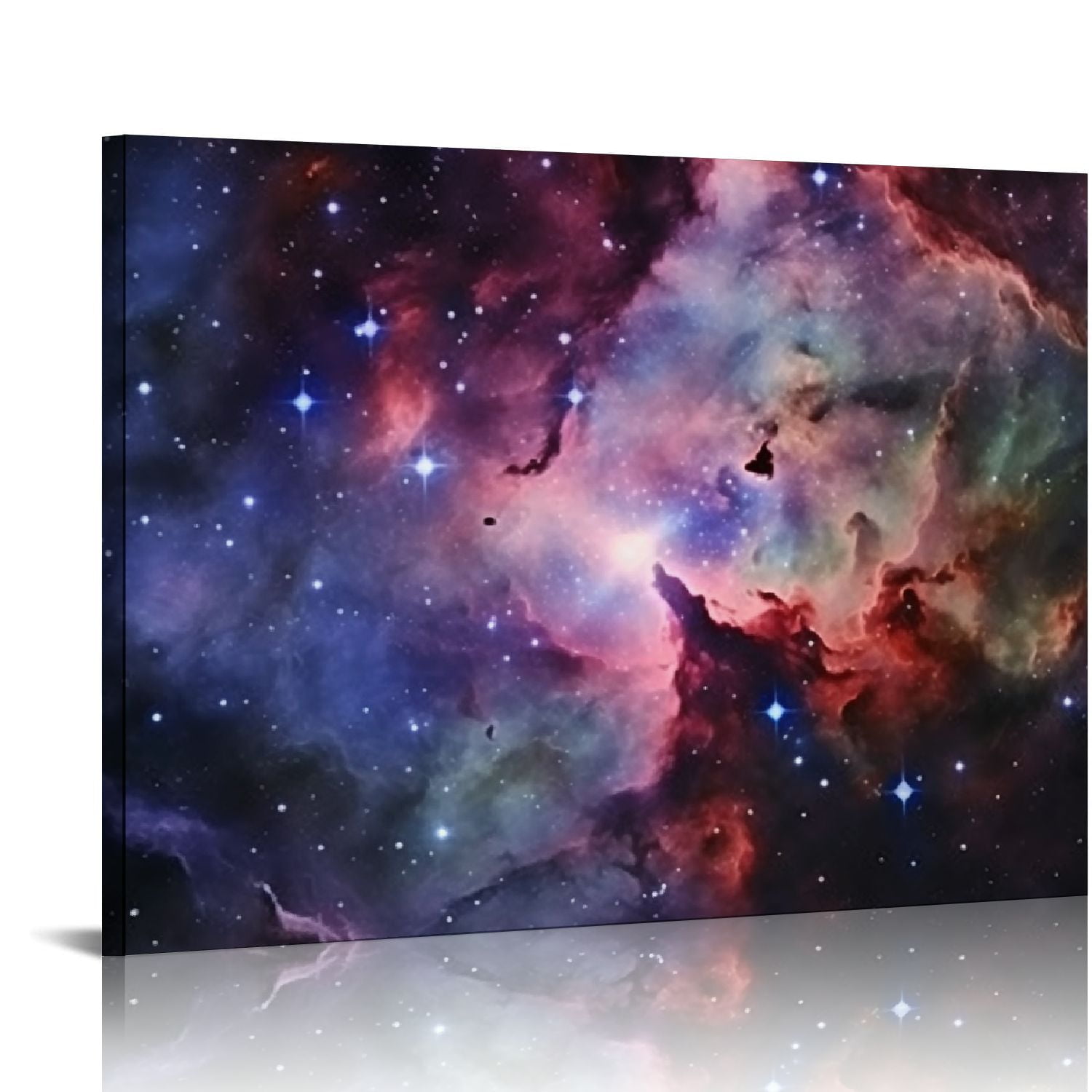Nawypu Space Decor for Boys Room Galaxy Canvas Pictures Nebula Wall Art ...