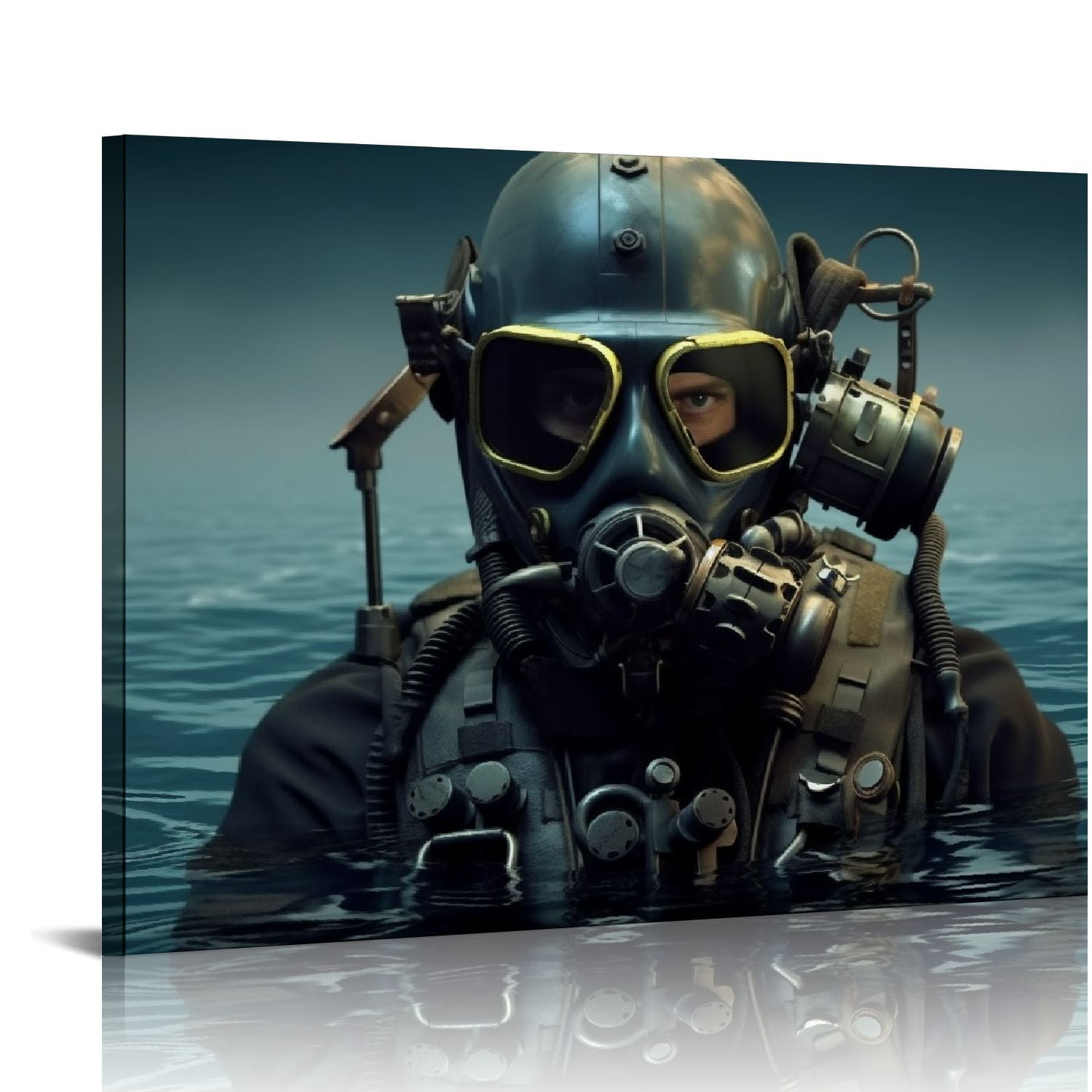 Nawypu Special Forces Underwater Frogman Poster Military Enthusiasts ...