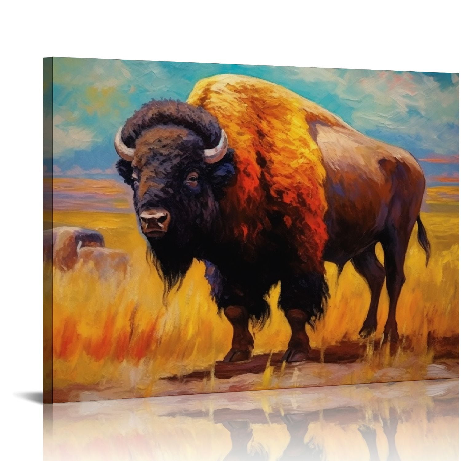 Nawypu Spirit Of The Prairie Canvas Wall Art - Walmart.com