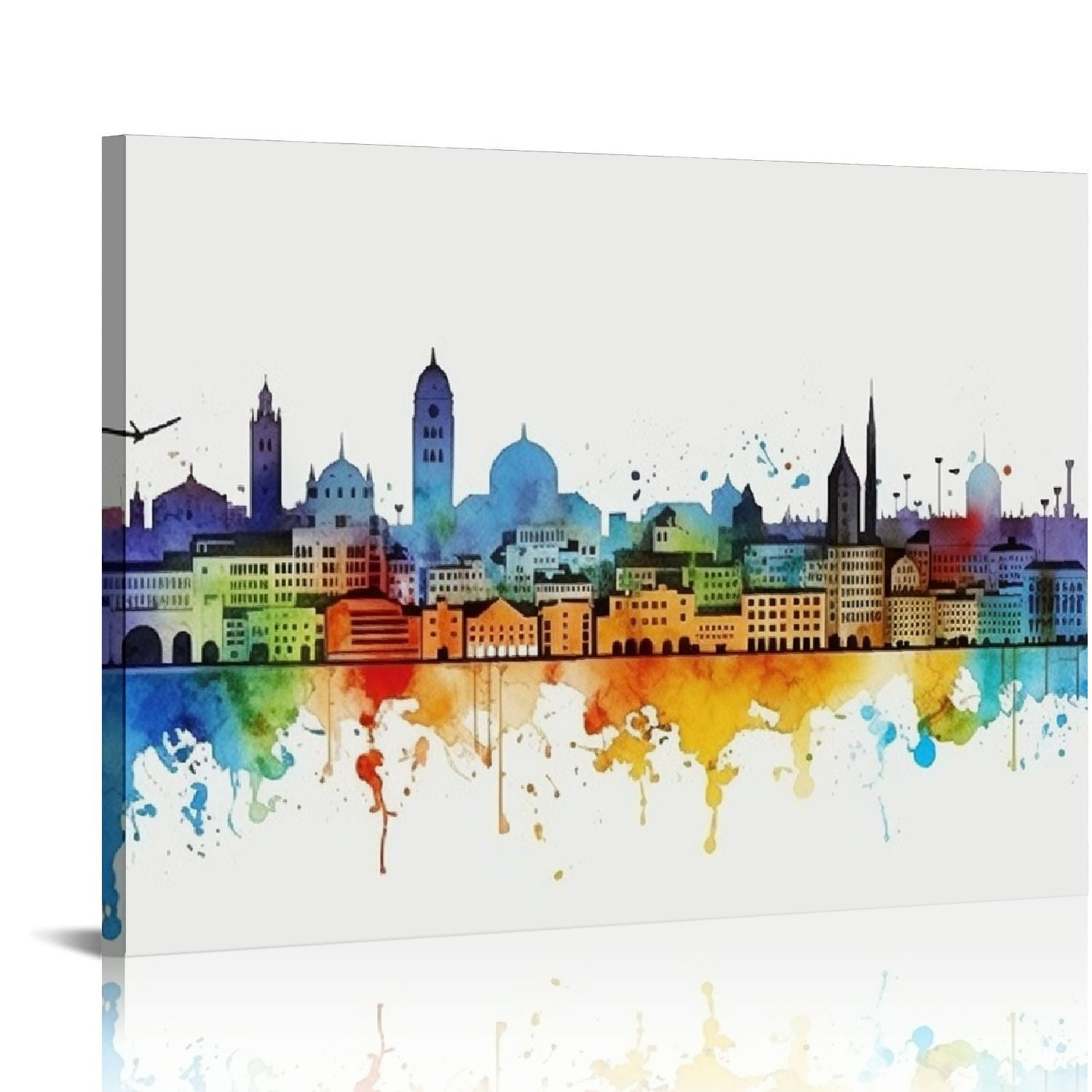 Nawypu Split Croatia Skyline Canvas Wall Art Print, Artwork - Walmart.com