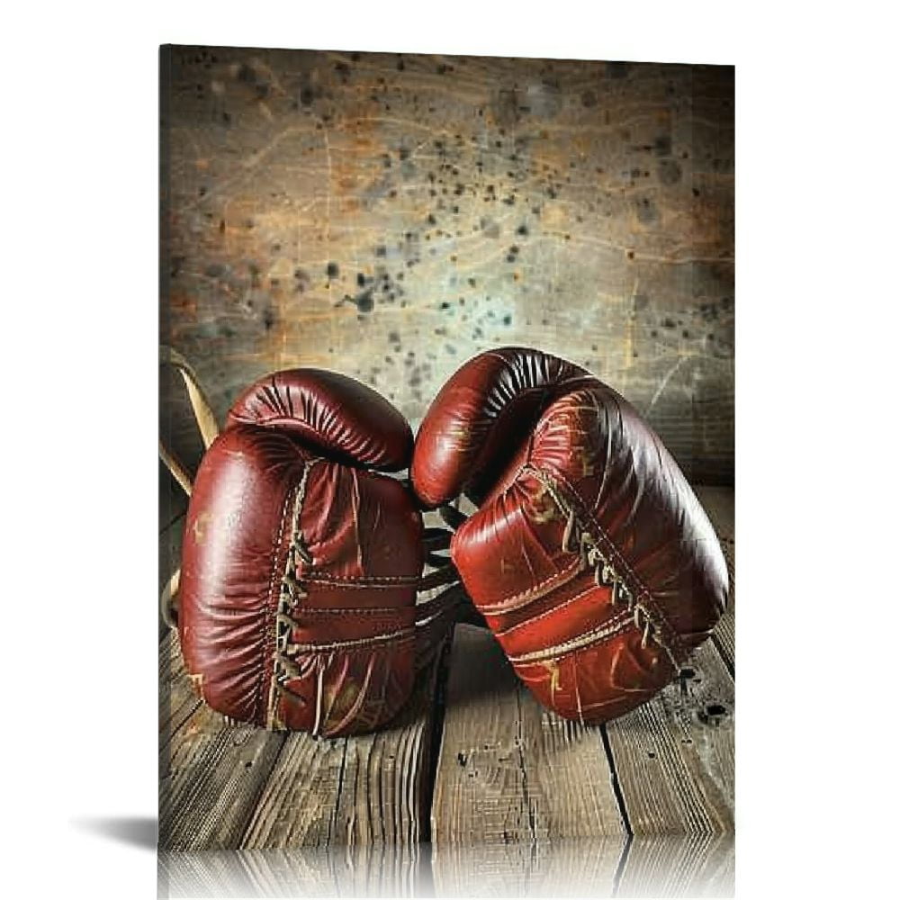 Nawypu Sports Wall Art Prints Retro Posters Rustic Soccer Football ...