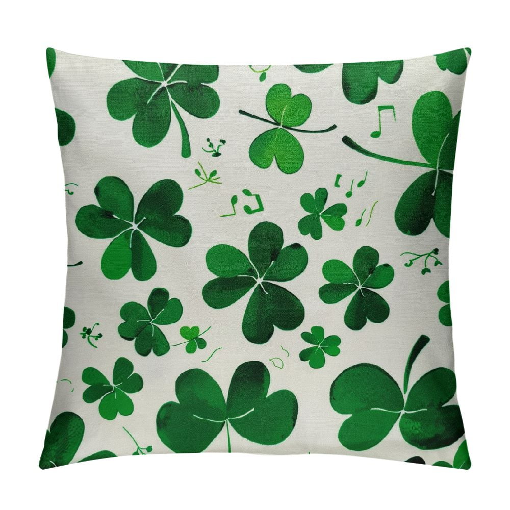 Nawypu St Patricks Day Pillow Covers 18x18, St Patricks Day Shamrocks ...