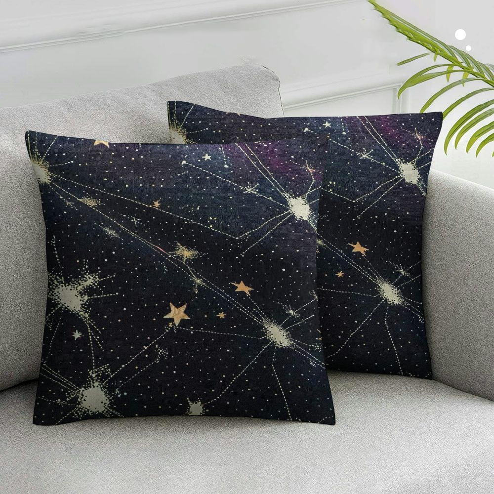 Nawypu Stars Throw Pillow Cover Beautiful Cosmic Space Astronomy ...