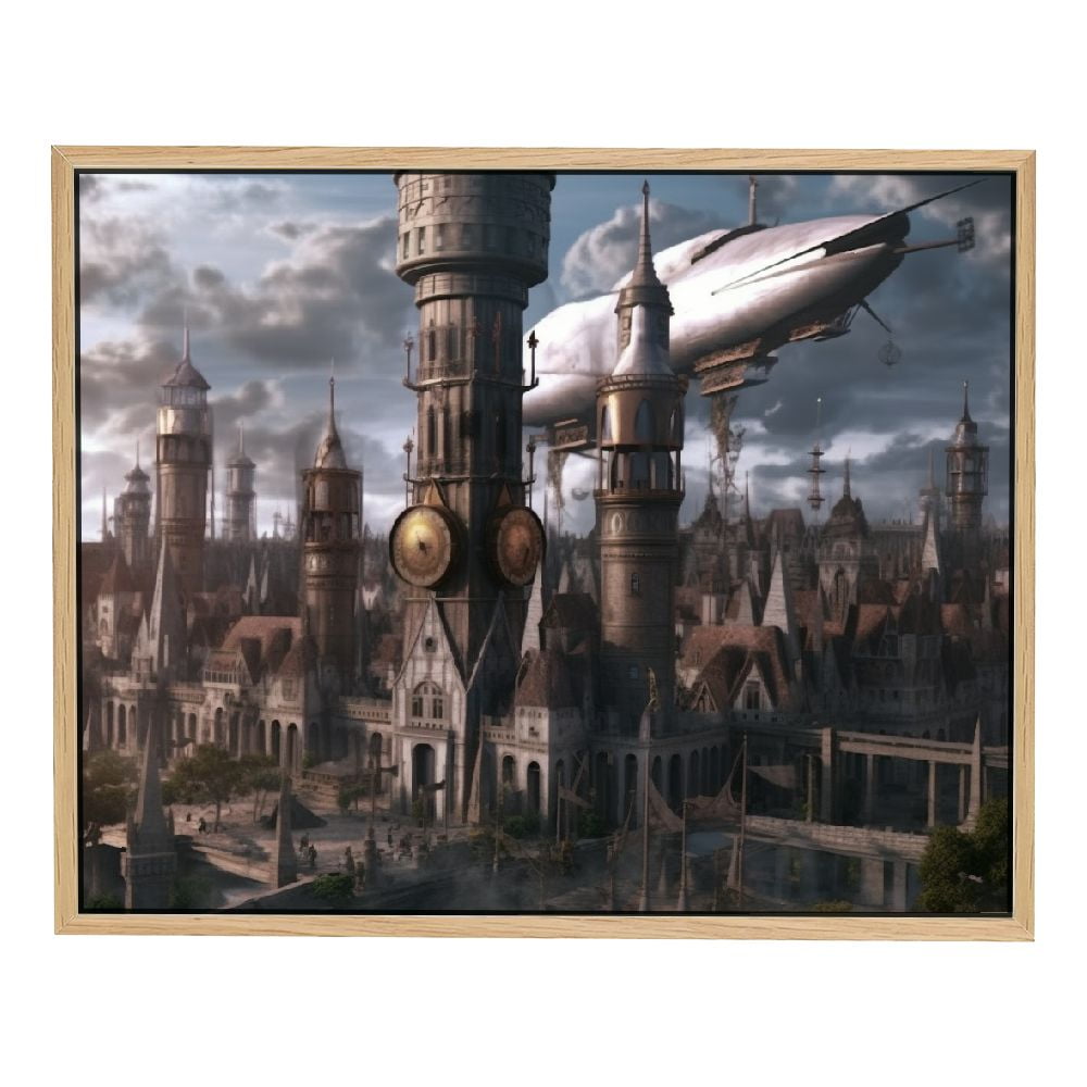 Nawypu Steampunk Canvas Retro Industrial Machines Poster Decorative ...