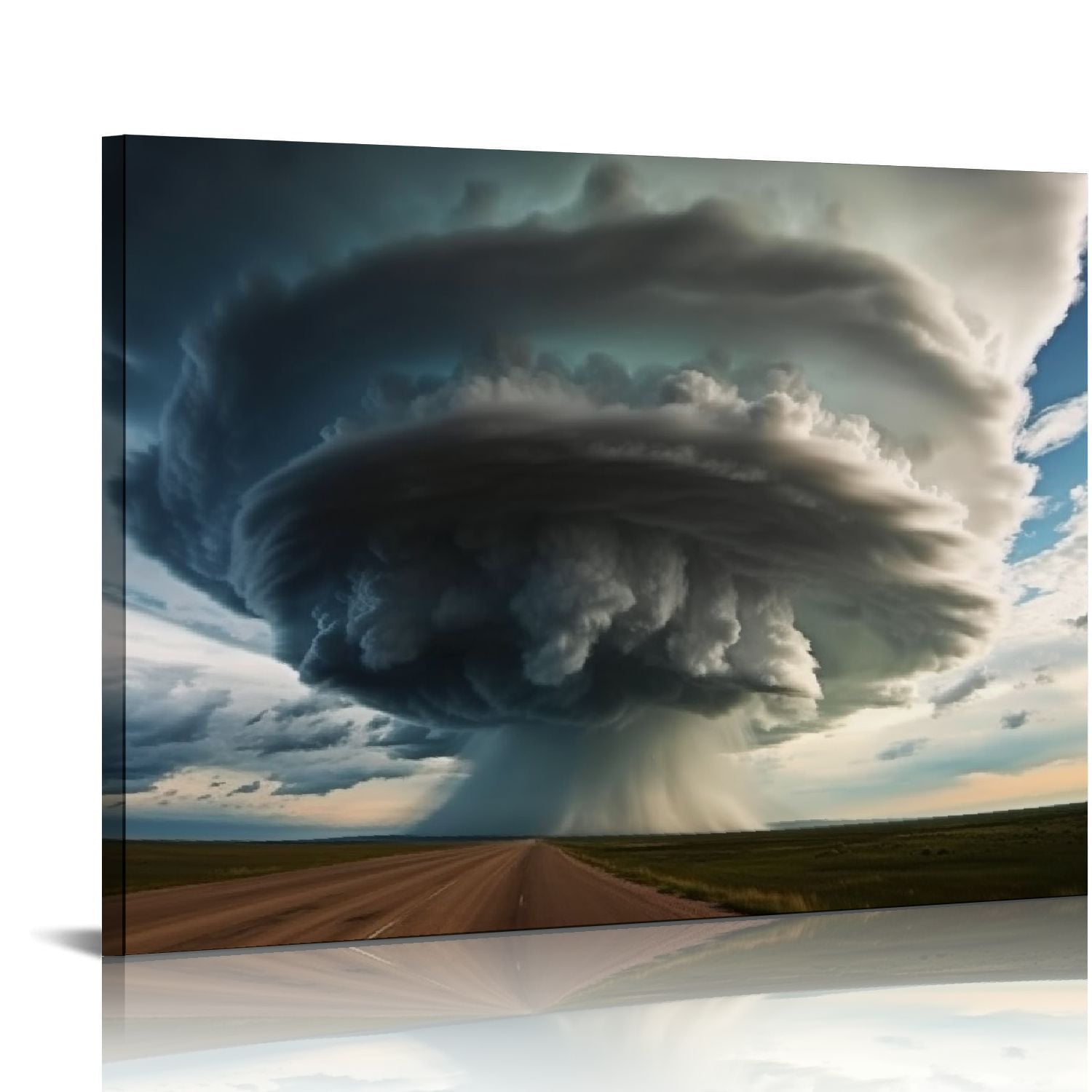 Nawypu Storm With Lightning Cloud And Tornado Canvas Prints Poster Wall ...