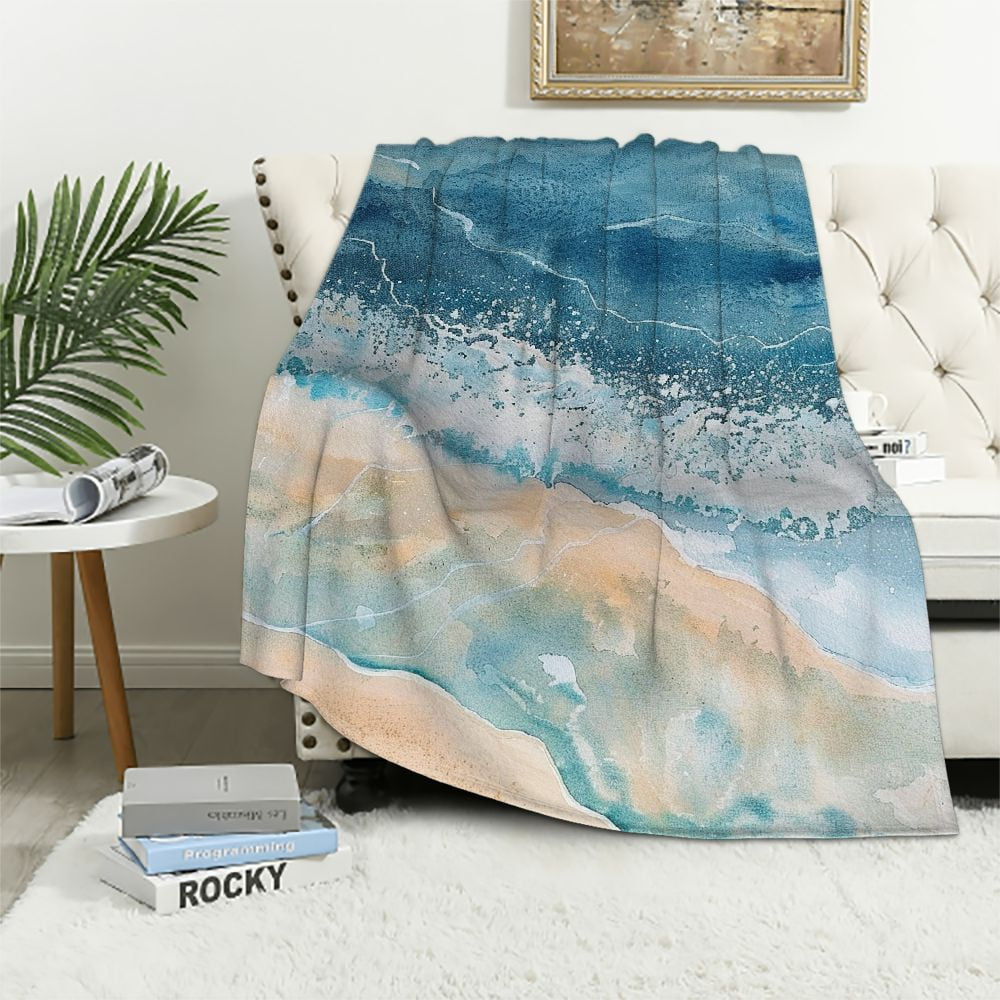 Nawypu Super Soft Throw Blanket Flannel Lightweight Bed Blanket All ...