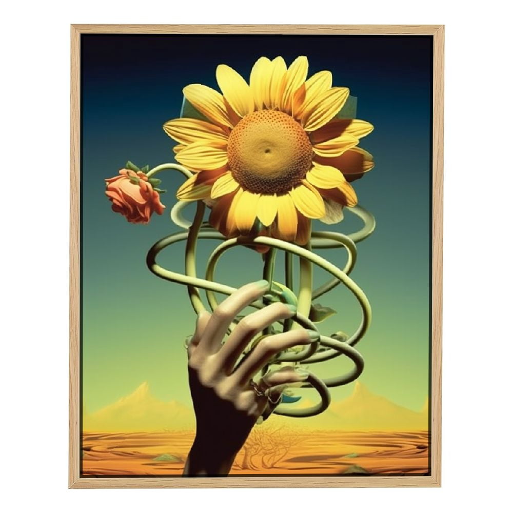 Nawypu Surrealism Flower Poster Salvador Dali Wall Art Picture Print ...