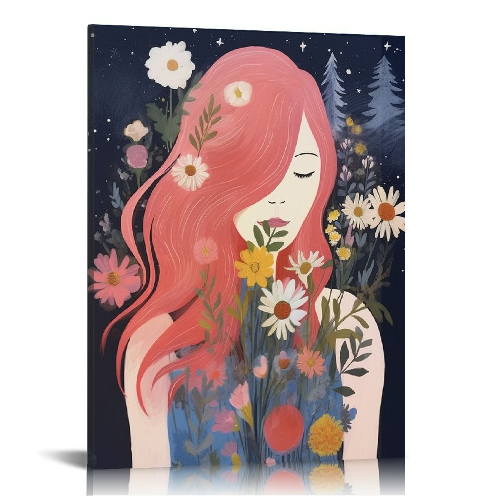 Nawypu Sylvie Beginnings Framed Canvas Wall Art by Mia Charro, Modern ...