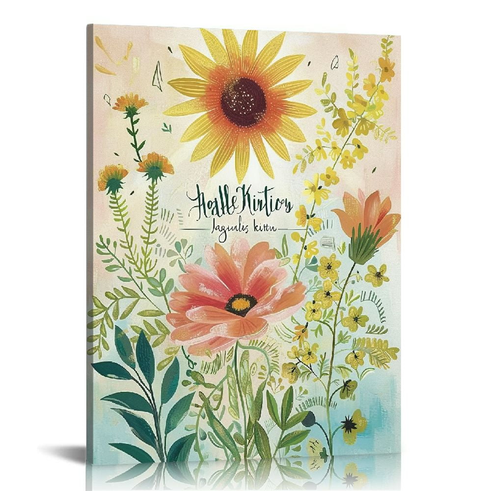 Nawypu Sylvie Some Old Fashioned Things Framed Canvas Wall Art of Lily ...