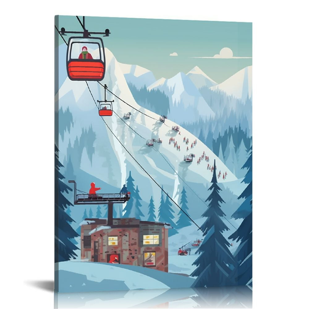 Nawypu Taos, New Mexico, Retro Scene, (Wrapped Canvas, Wall Decor ...