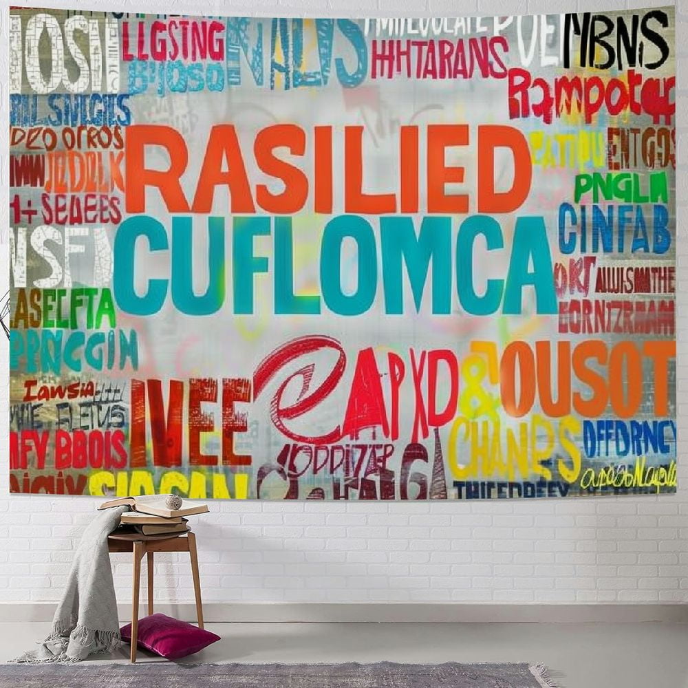 Nawypu Tapestry World Welcome Word Cloud in Different Languages ...