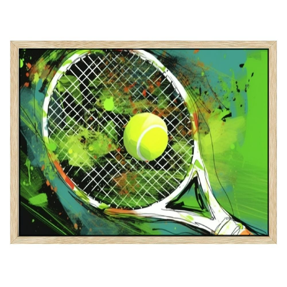 Nawypu Tennis Canvas Art, Tennis Racquet Wall Decor, Tennis Canvas ...