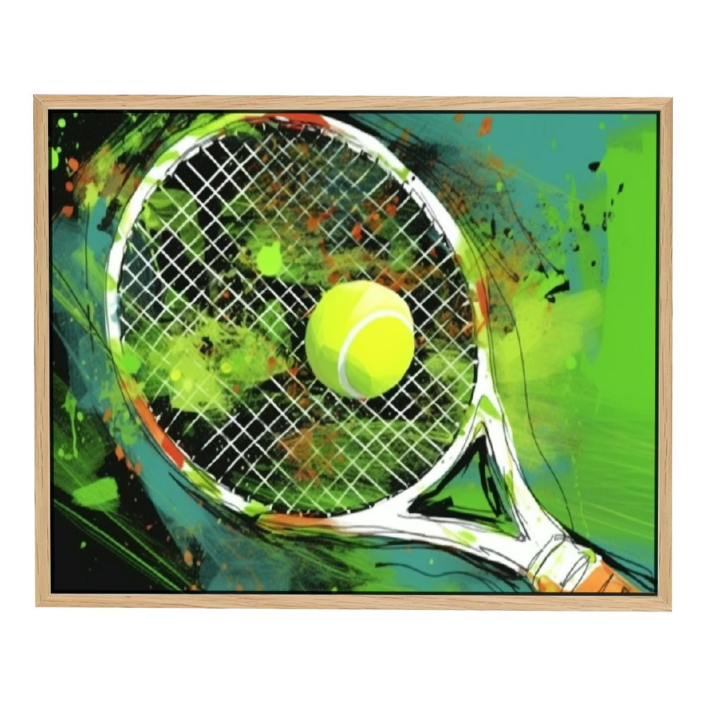 Nawypu Tennis Canvas Art, Tennis Racquet Wall Decor, Tennis Canvas ...