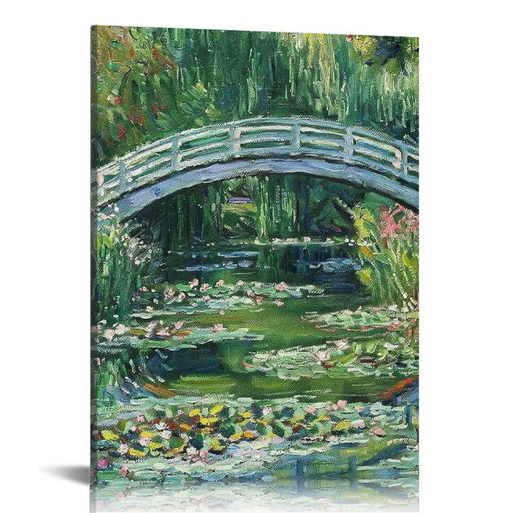 Nawypu - The Japanese Bridge (The Water-Lily Pond), Claude Monet Art ...