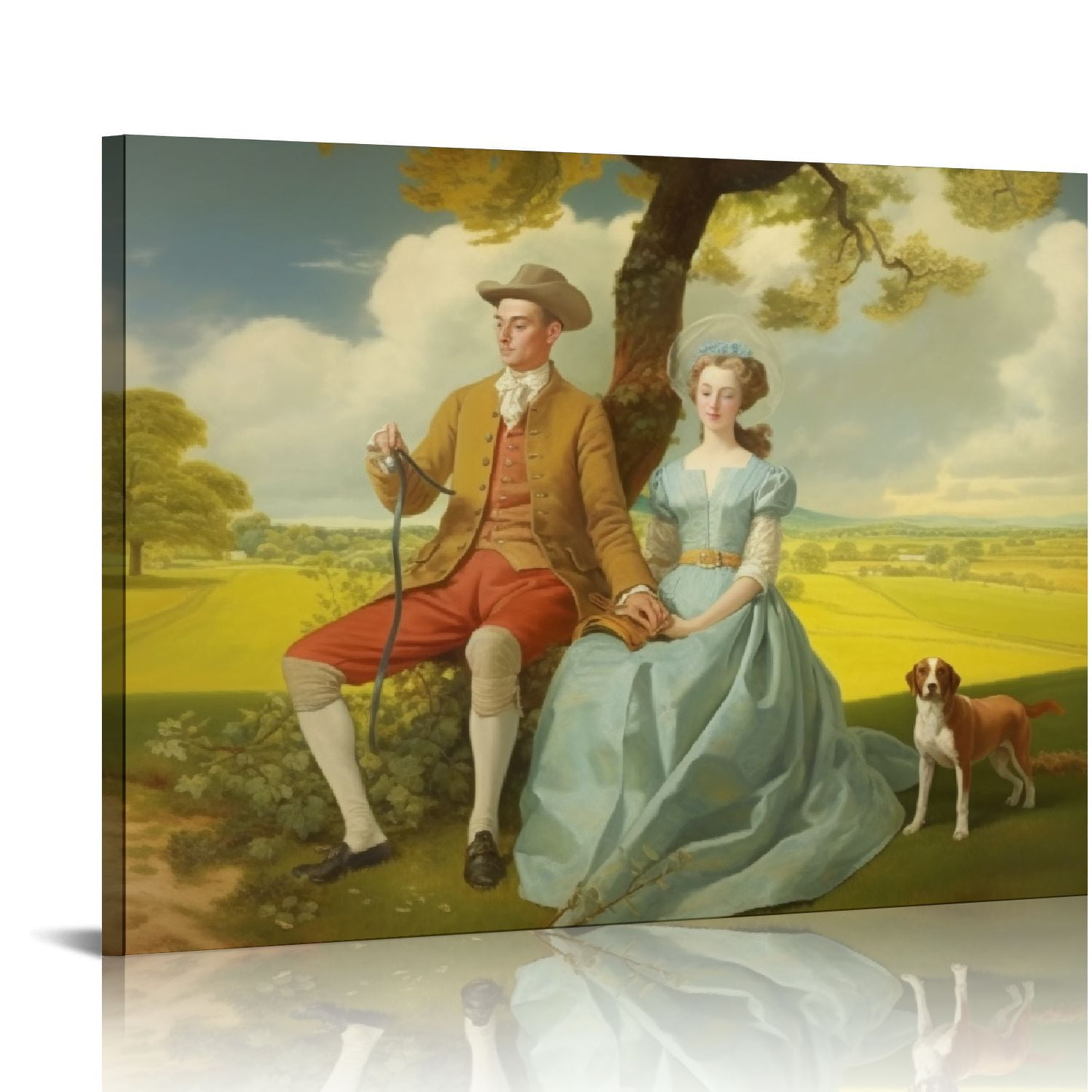 Nawypu Thomas Gainsborough Prints - Mr. And Mrs Rovert Andrews Poster - Rococo Wall Art ...