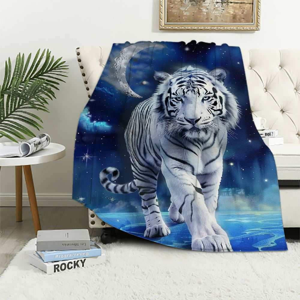 Nawypu Throw Blanket Soft Cozy Warm Fuzzy Flannel Plush Blanket ...
