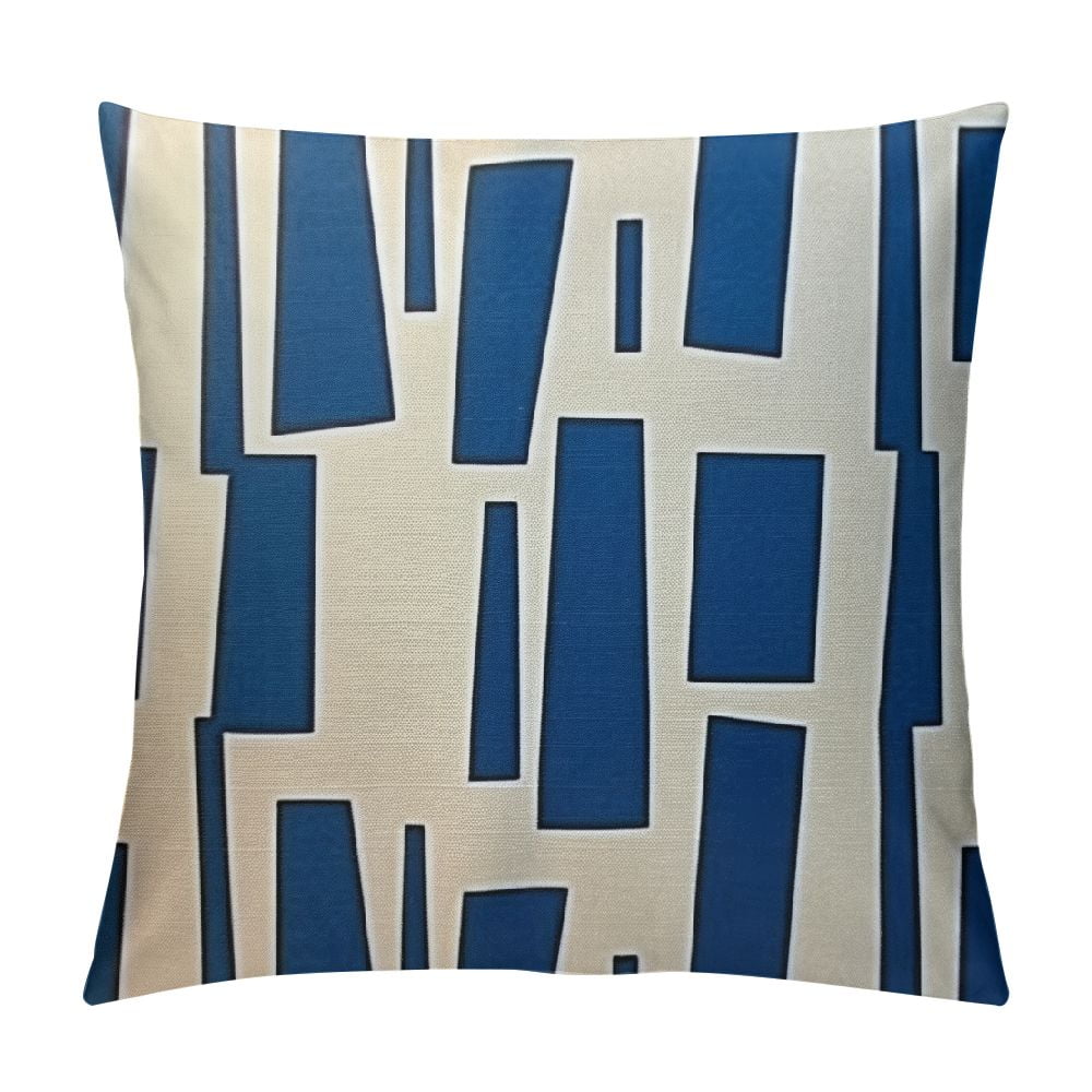 Nawypu Throw Pillow Case Watercolor Watercolour Modern Indigo Batik ...