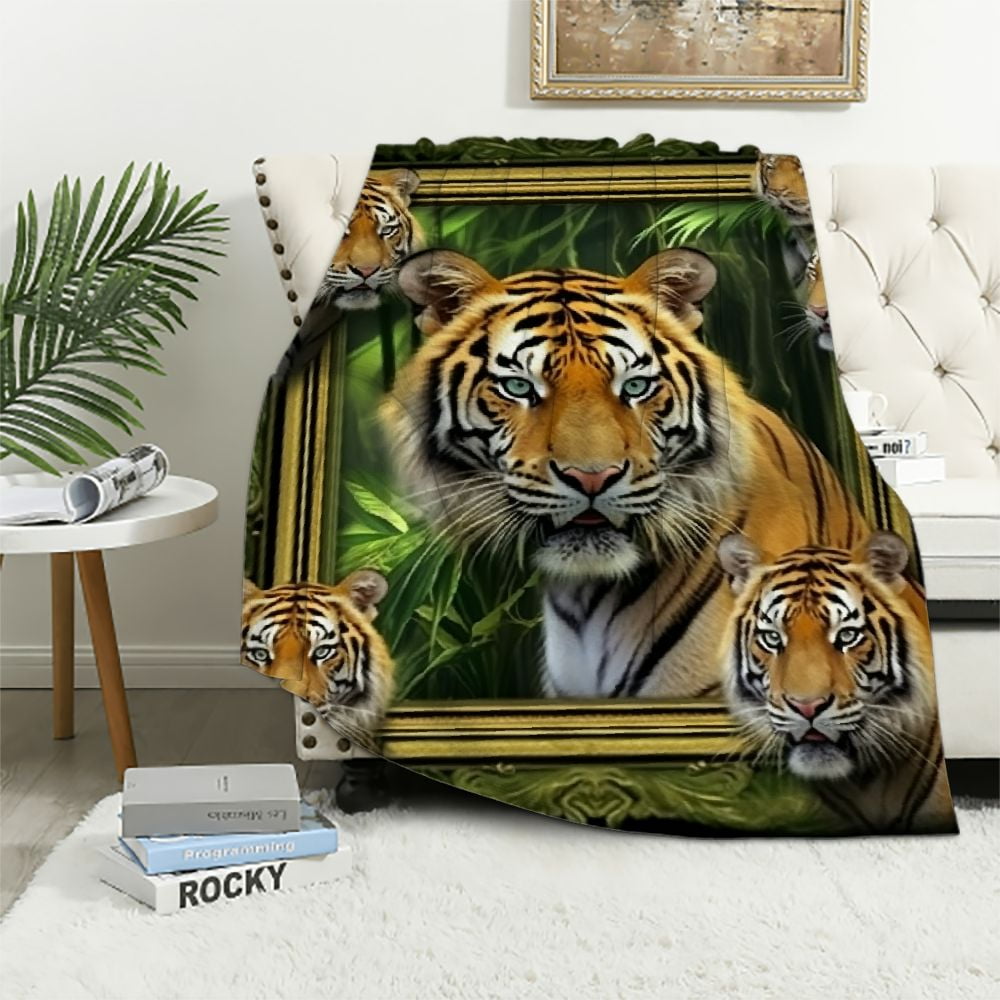 Nawypu Tiger Blanket,Tiger Gifts for Women Men,Tiger Throw Blanket for ...