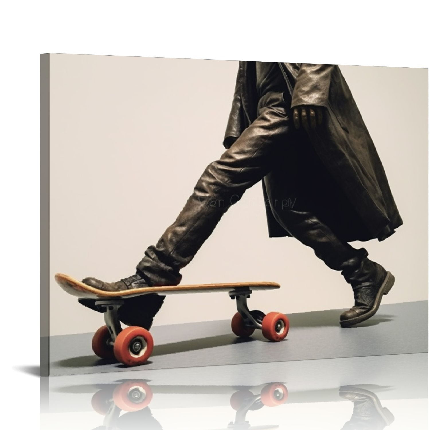 Nawypu Tough Poster Skateboarder Canvas Prints Wall Art For Home 1 ...
