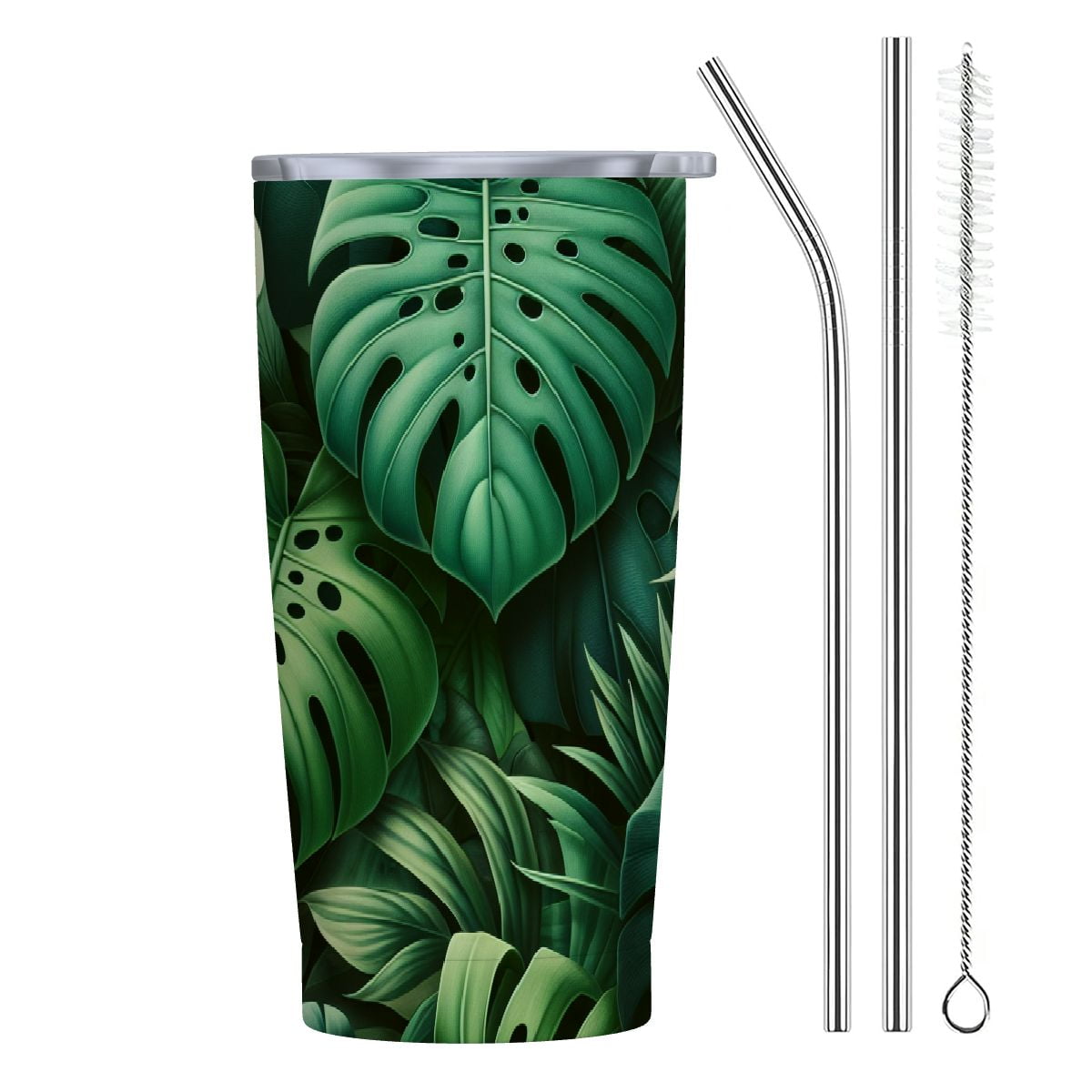 Awypu Tropical Jungle Leaves Banana Leaf Palm Leaf Lumbar Environmental ...