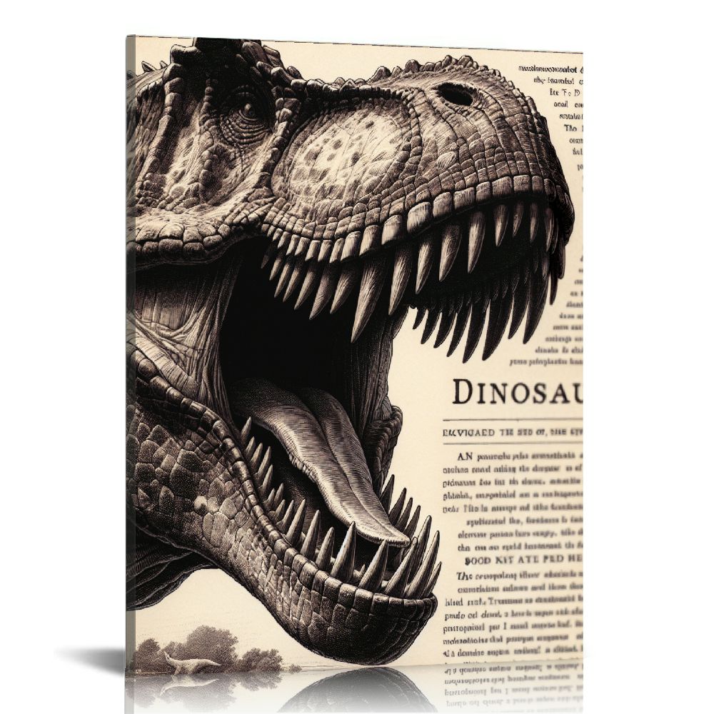 Nawypu Tyrannosaurus Rex Dinosaur Wall Art: Fuel their Imagination with ...